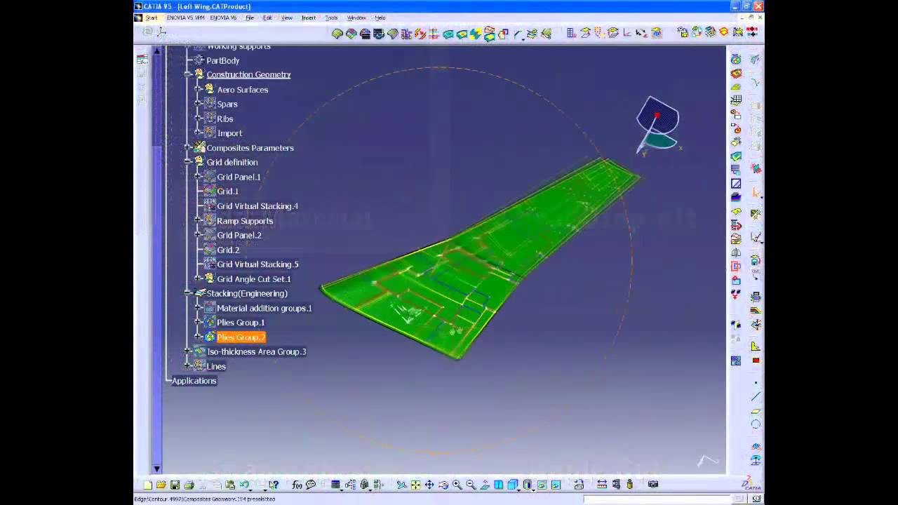 Aerospace Grid and Solid Slicing Design - YouTube