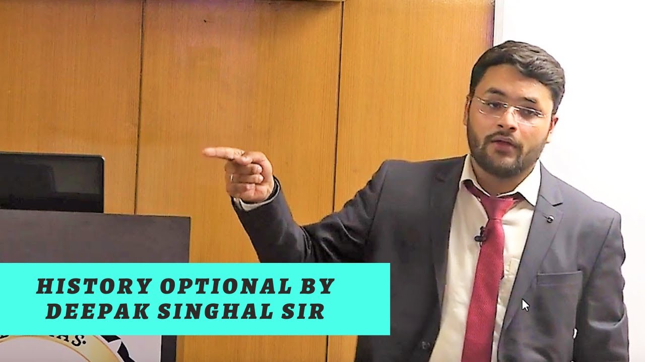 HOW TO PREPARE HISTORY OPTIONAL FOR UPSC / IAS EXAM | HISTORY OPTIONAL BY DEEPAK SINGHAL | EDEN ...