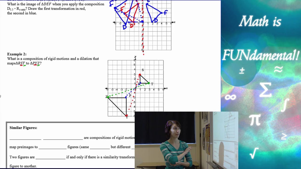 9.7 Geometry - Similarity Transformations - YouTube