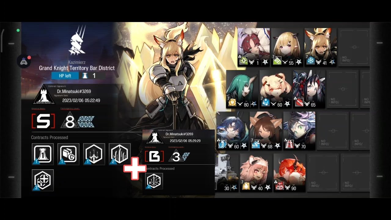 Arknights CC#10 Daily map day 4 Risk 8 + challenge - Grand Knight ...