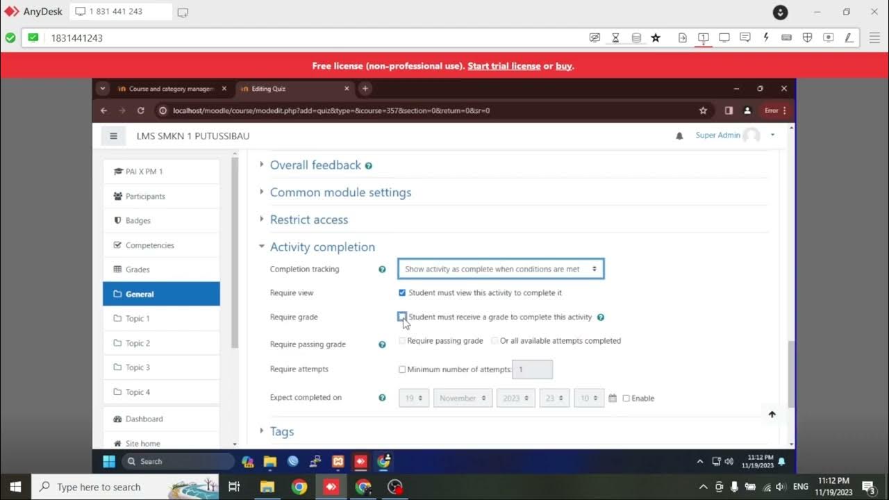 UPLOAD SOAL HASIL EXAMVIEW DI LMS MOODLE - YouTube