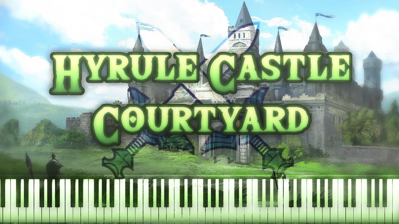 Synthesia [Piano Tutorial] Hyrule Castle Courtyard - The Legend of ...