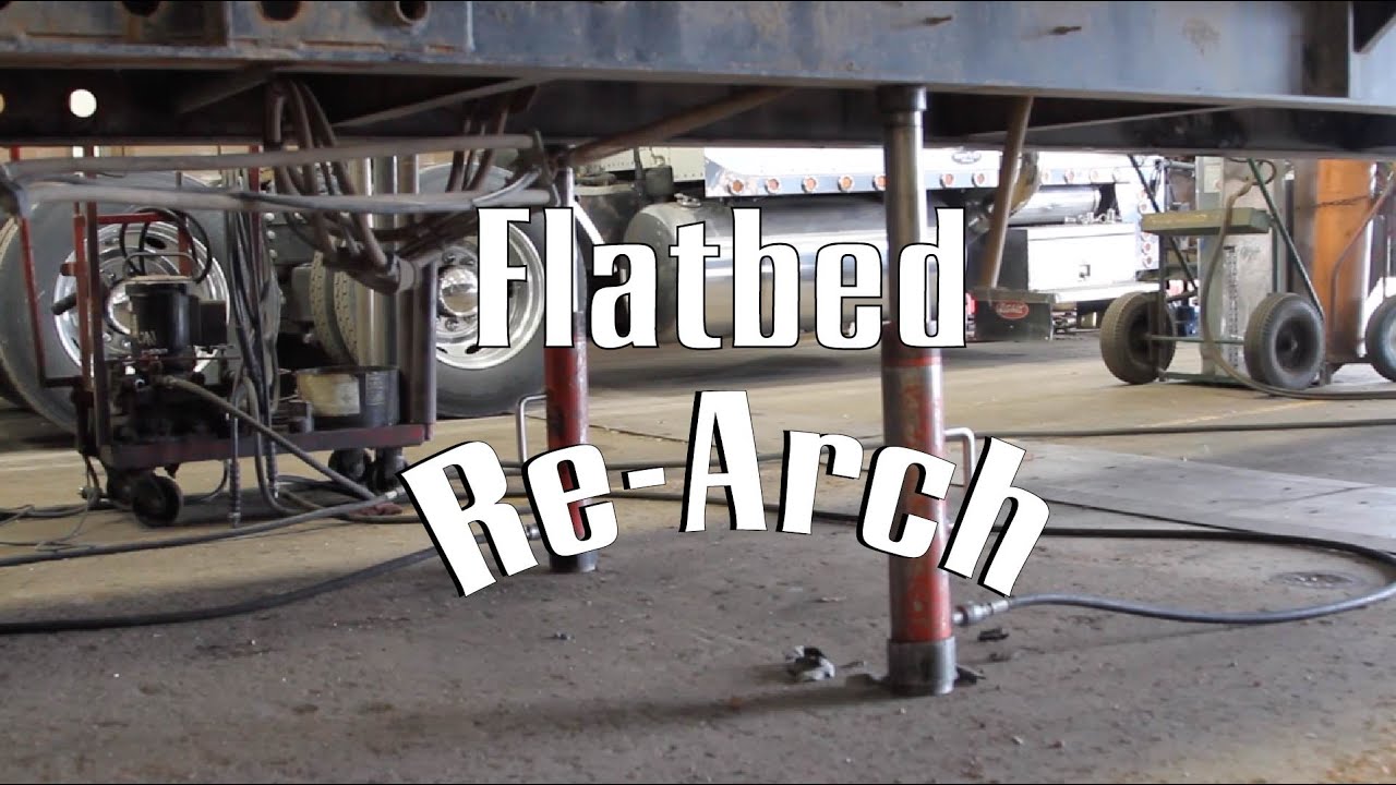 Flatbed Trailer Re-Arch - YouTube