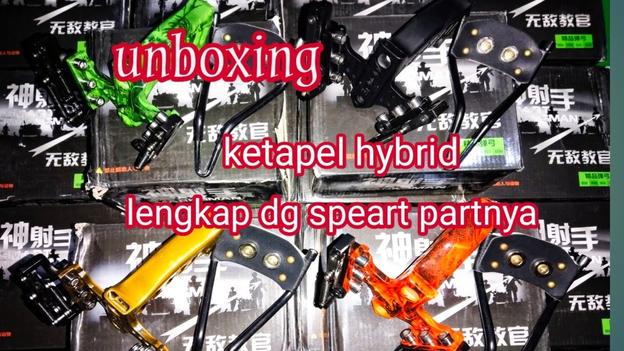 unboxing ketapel hybrid || ketapel lain, ketapel modern terbaru - YouTube