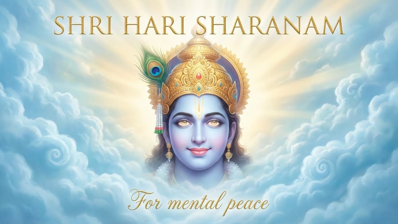 Shri Hari Sharanam Bhajan | Re Man Dhar Le Basa Dhyan Yahi | Peaceful ...