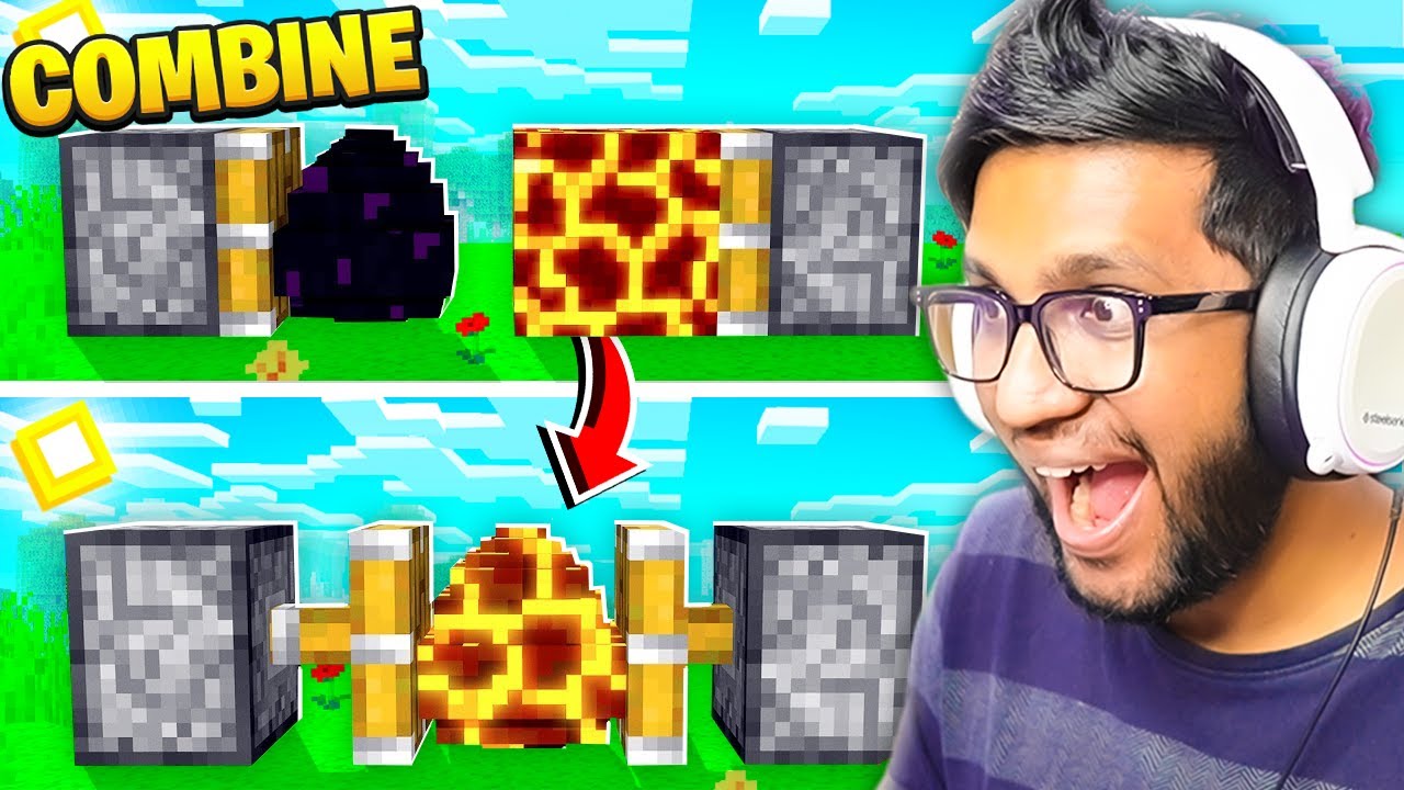 COMBINING EPIC ITEMS IN MINECRAFT - YouTube
