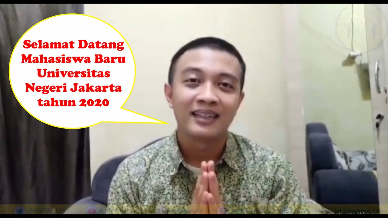 Pengenalan KSPA UNJ ke Mahasiswa Baru UNJ tahun 2020 - YouTube