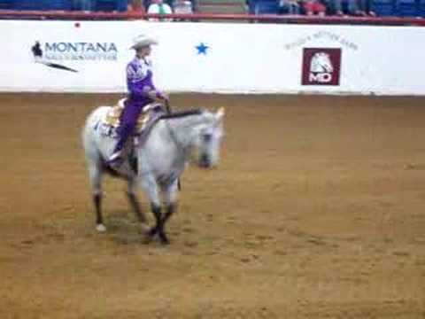 AQHA World horsemanship pattern - YouTube