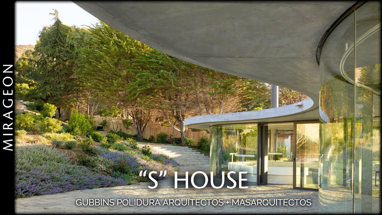 Ameba-Shaped Residence on the Coast of Chile | "S" House - YouTube