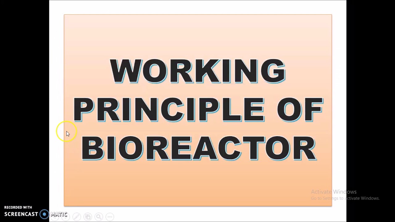 Bioreactor - Reaction Kinetics - YouTube