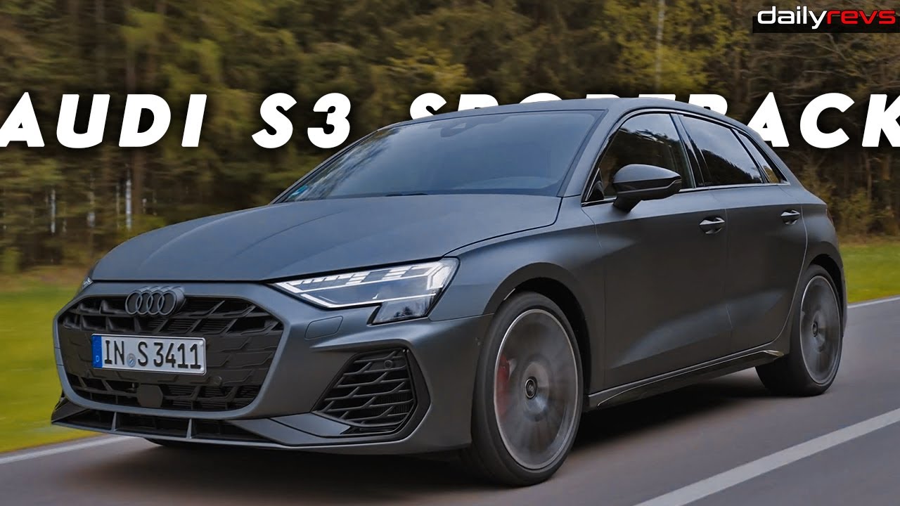 Audi S3 Sportback | Daytona Grey | Exhaust Sound 🔥 | Driving Performance ! - YouTube