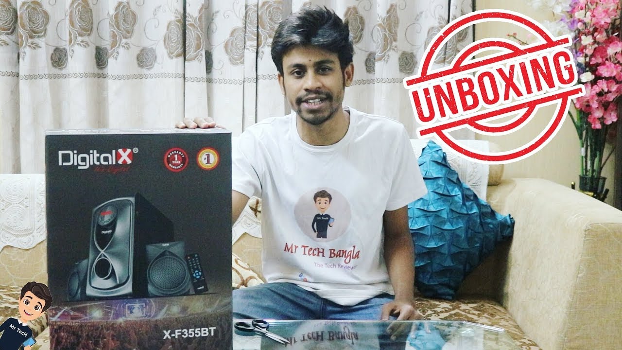 Digital X-F355BT Sound Box Unboxing & Sound Test Bangla !!! Best Sound ...