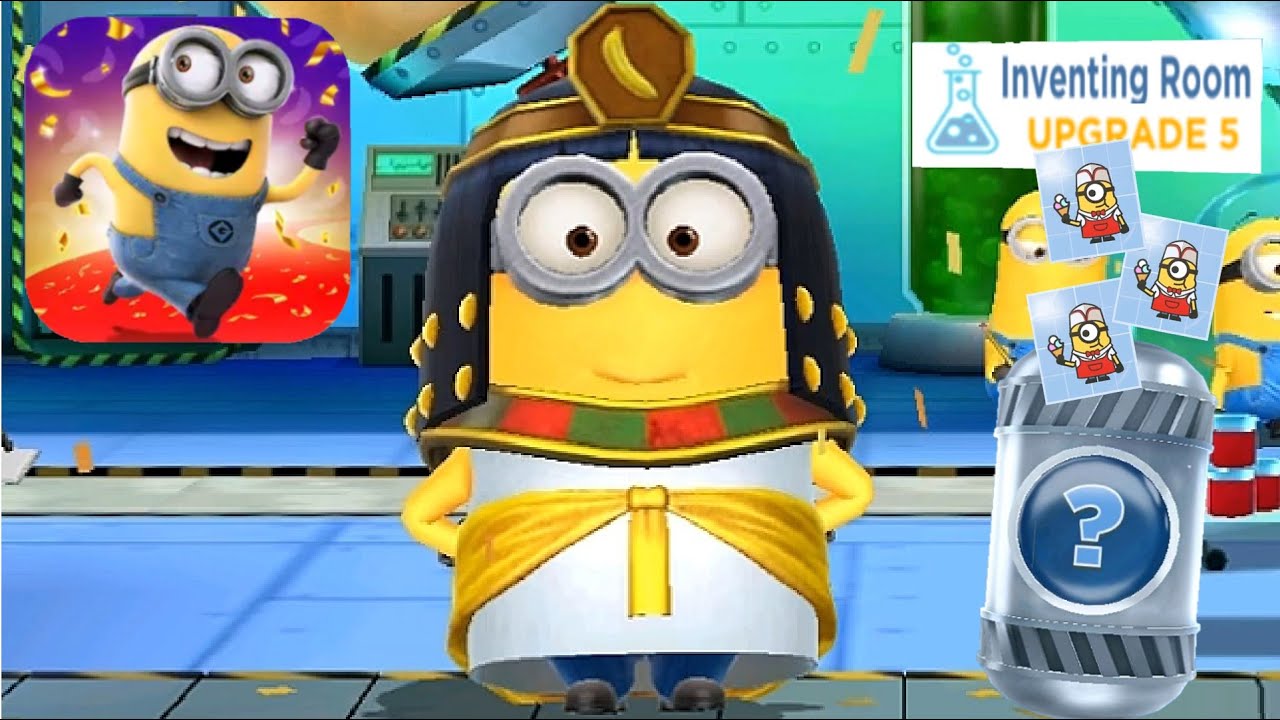 Minion Rush Cleopatra Costume Rare Minion Inventing Room Fullscreen