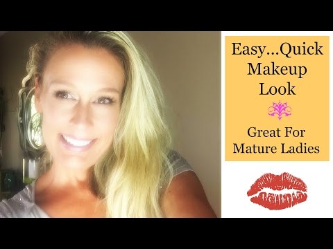 Naked Makeup...Quick, Easy Natural Look.  Great for Mature Skin