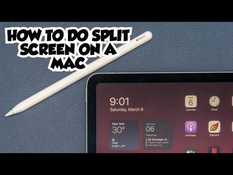 How to do split screen on a macbook air - YouTube