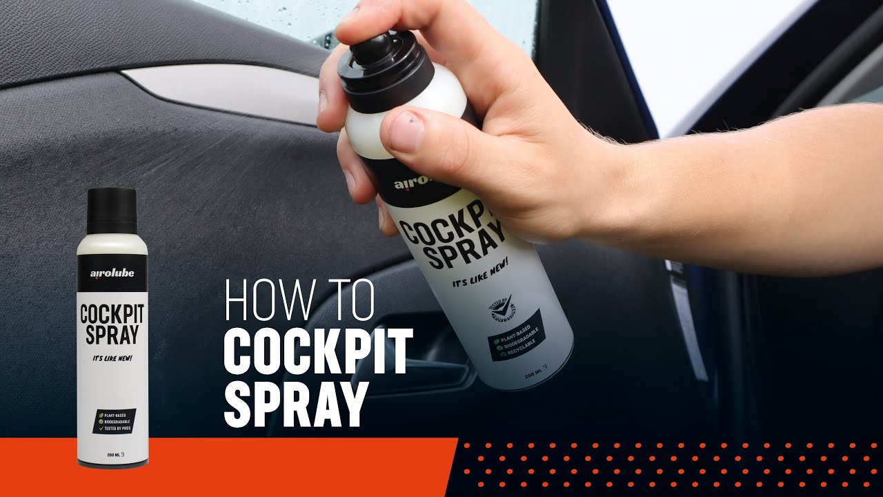 Airolube Cockpit Spray, How to use? - YouTube