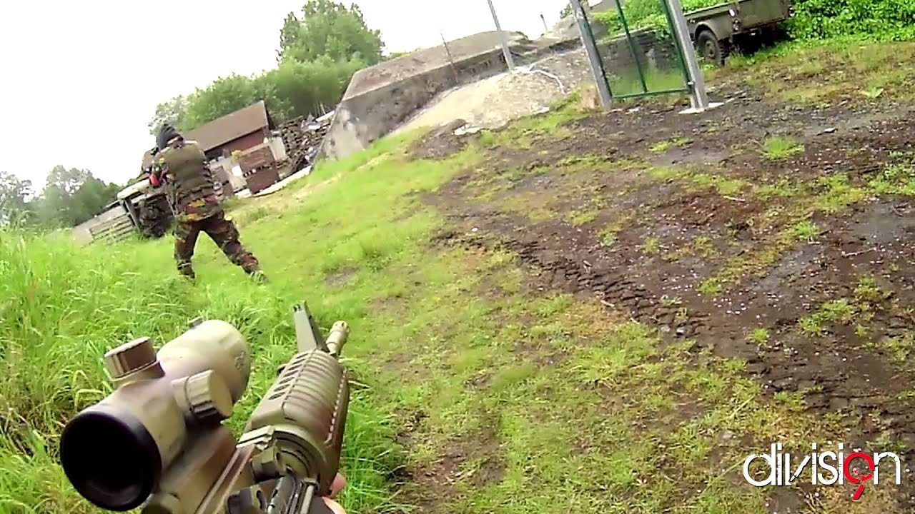 Division9 Airsoft @ Fort Knox - YouTube