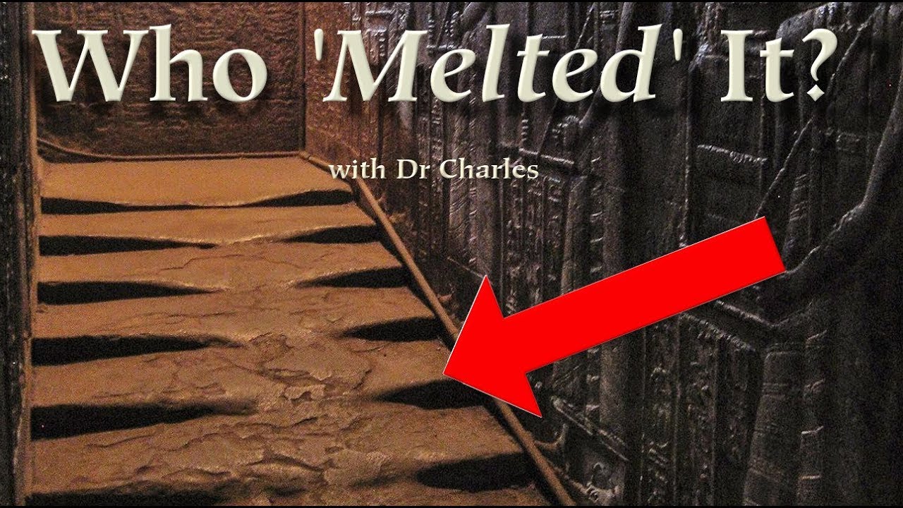 EXPLAINING THE "MELTED STAIRCASE" IN THE HATHOR TEMPLE, DENDERA, EGYPT ...