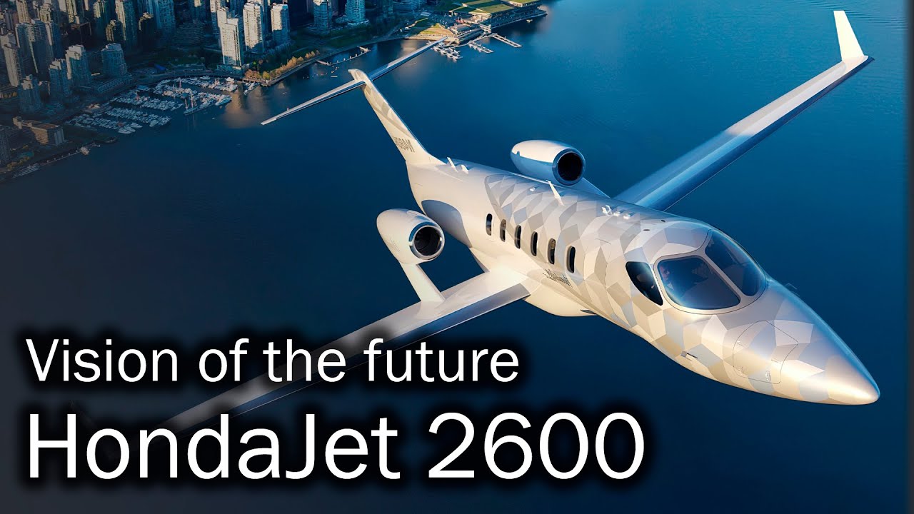 HondaJet 2600 - the new Japanese concept - YouTube