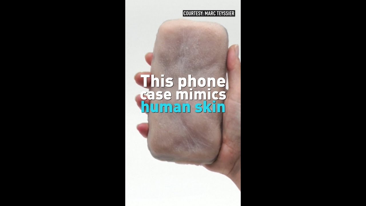 This phone case mimics human skin - YouTube