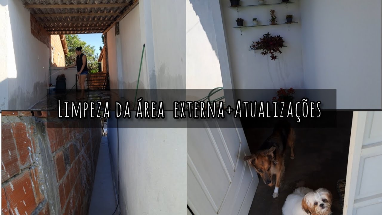 Hoje foi dia de limpeza na área externa!! Temos algumas novidades por ...