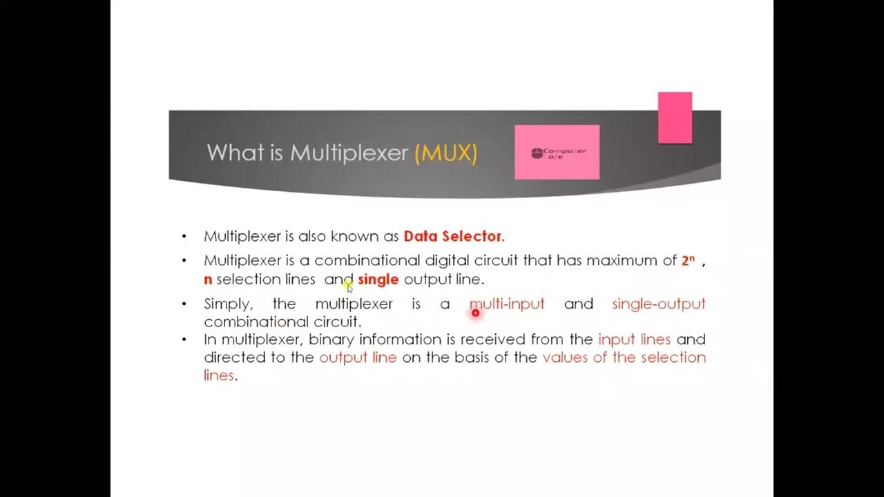 What is Multiplexers and Its Types - YouTube