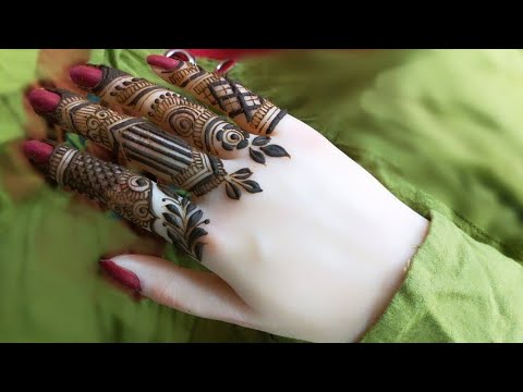Different, Beautiful Finger Henna Design | Latest Finger Mehndi Design ...