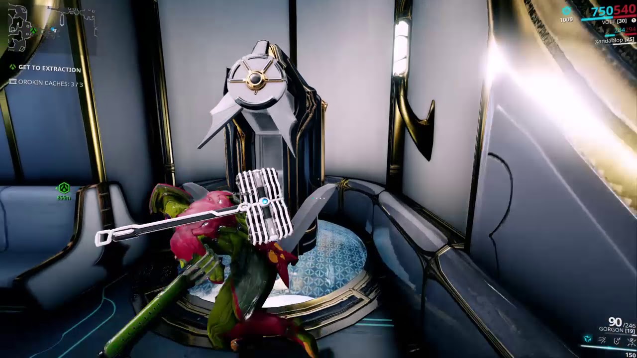 Finding all three Orokin Caches in Warframe (don't remember what stage ...