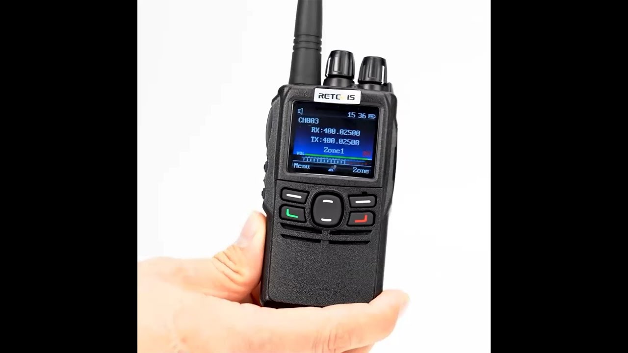 RETEVIS RB22 Professional Semi-keyboard UHF DMR Radio - YouTube