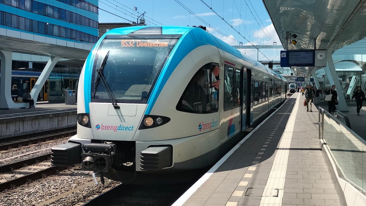 [BRENG DIRECT] GTW-D vertrekt uit Arnhem Centraal richting Doetinchem ...