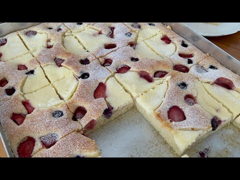 PEYNİR DAMLALI MEYVELİ KEK TARİFİ👌 DİĞER BÜTÜN KEKLERİ UNUTUN❗️ (with English Subtitles)