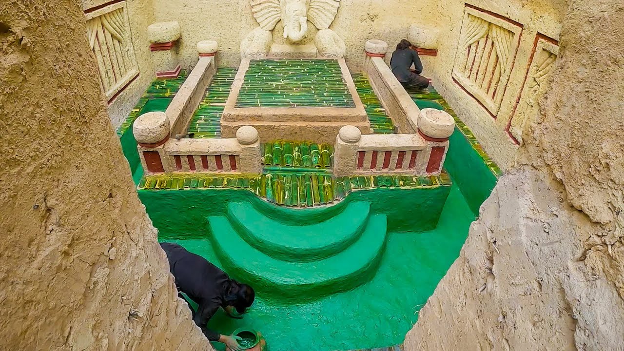 We are Building World Most Beautiful Underground Villa out of Nothing ...