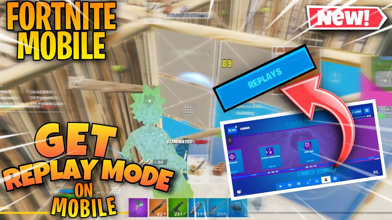 How to get Replay Mode in Fortnite Mobile - YouTube