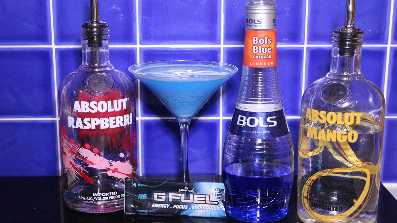 G-Fuel Cocktails #2 - Blue Ice Martini - YouTube