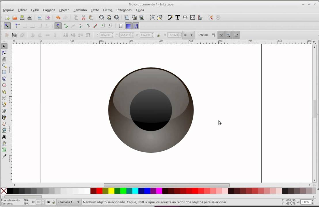 Tutorial básico #3 - Fazendo um olho com o Inkscape - pt 1/2 - YouTube