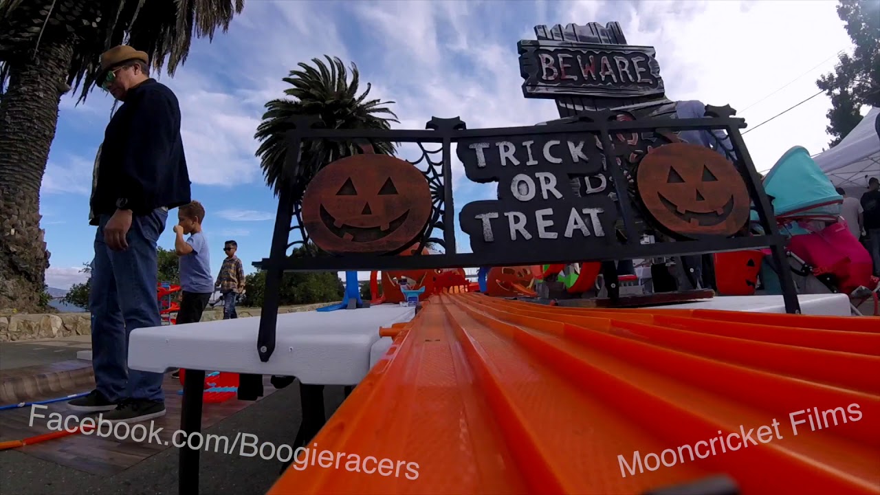 Boogie Racers gopro Hot Wheels racing Halloween special - YouTube