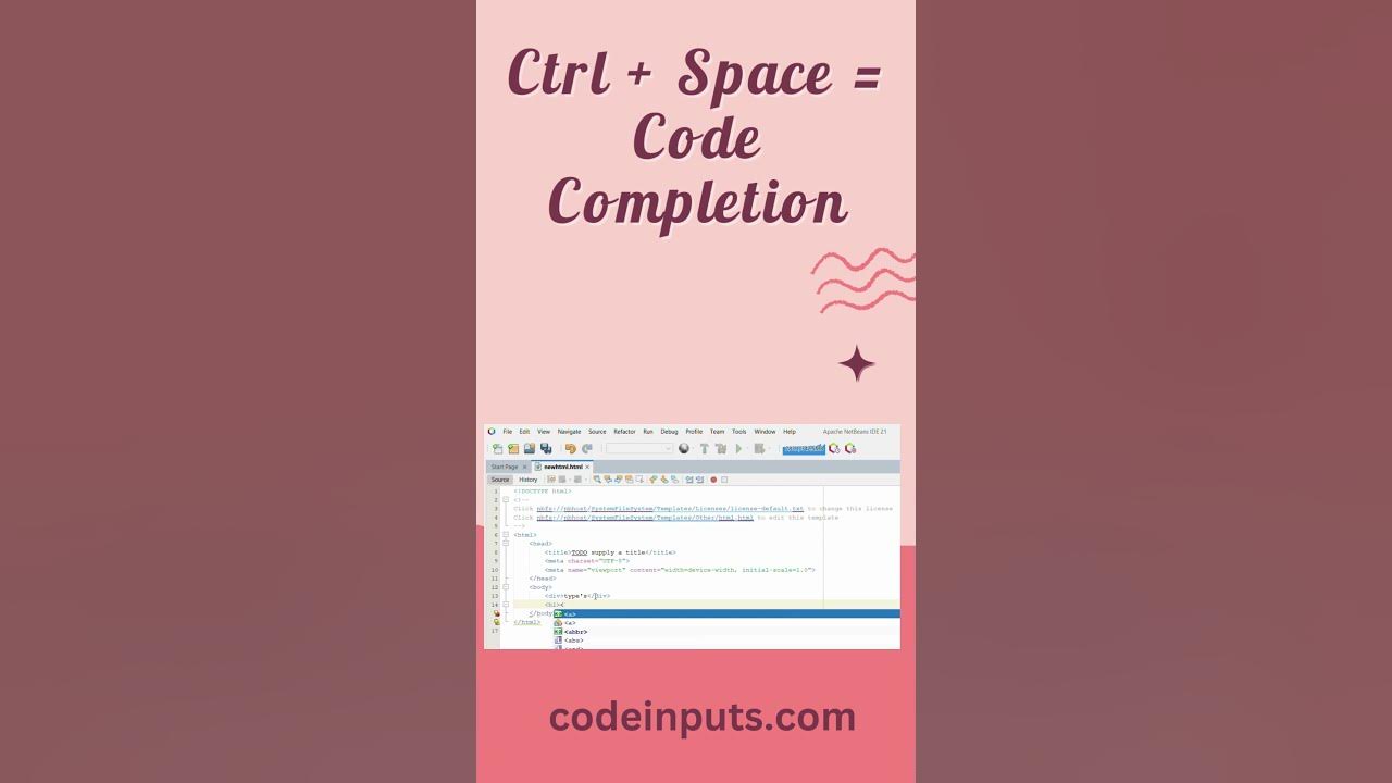 🚀 Mastering NetBeans Shortcut Keys for Faster Development! ⌨️💡 # ...