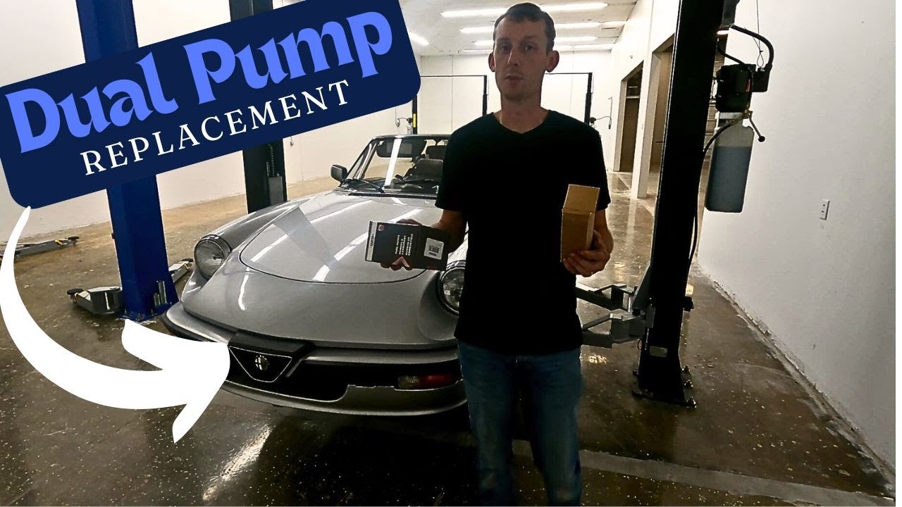 Alfa Romeo Spider Dual Fuel Pumps: Simple DIY Replacement Tutorial - YouTube