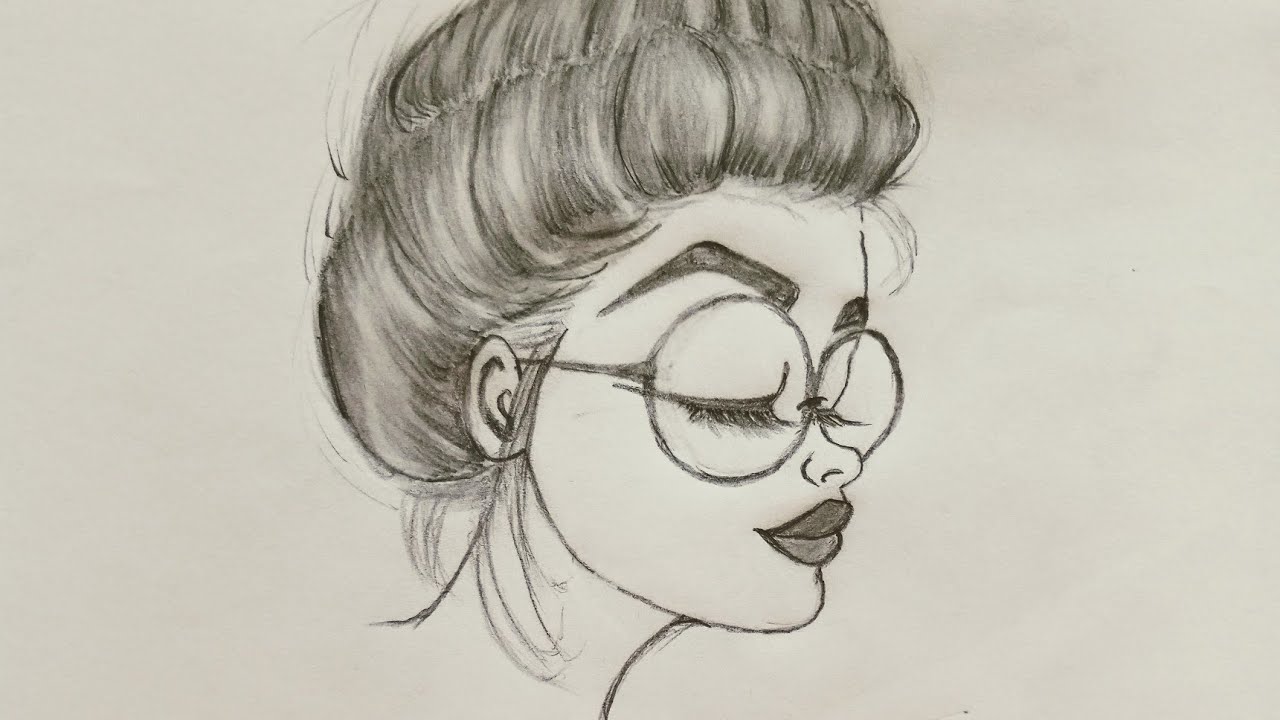 How To Draw A Simple Girl (Easy Way) - YouTube