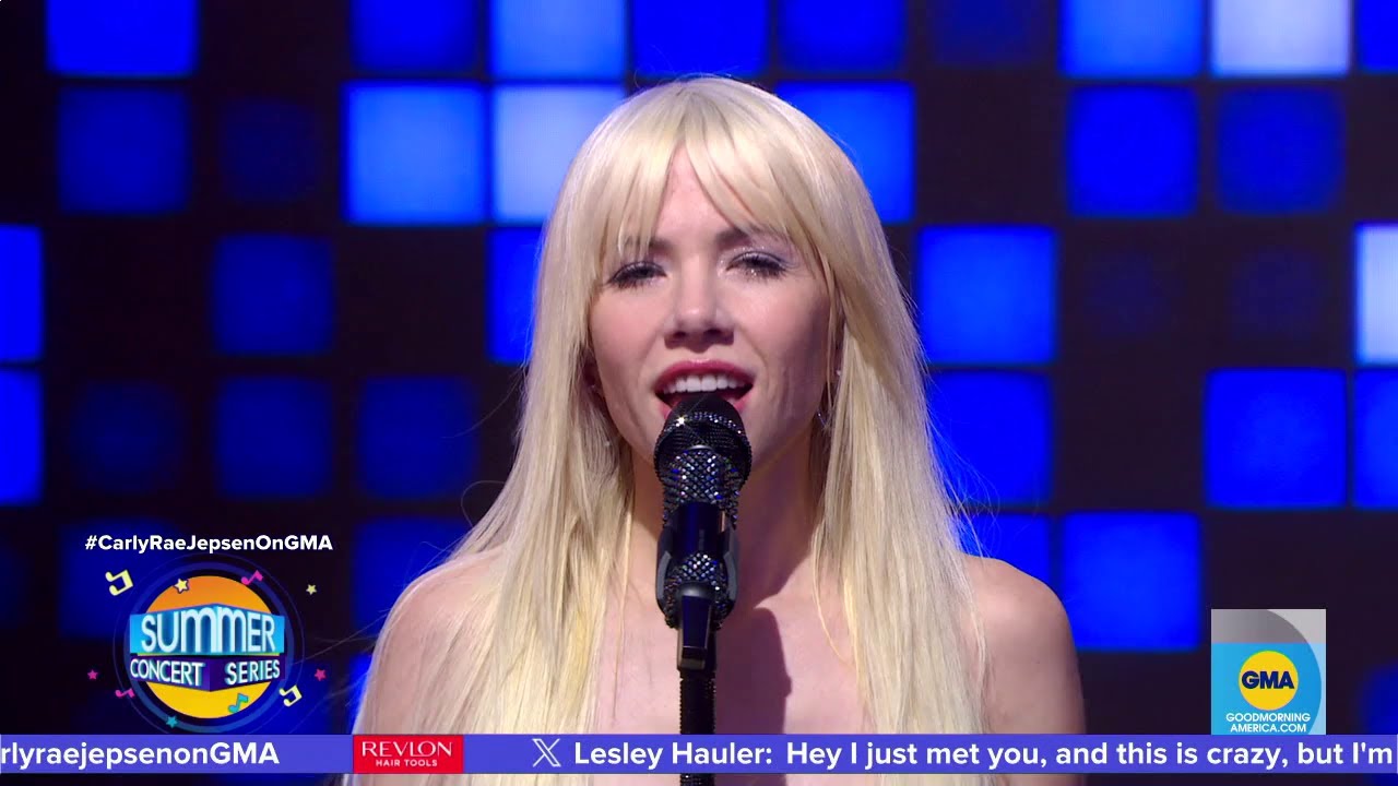 Carly Rae Jepsen - Psychedelic Switch (GMA Performance/2023) - YouTube