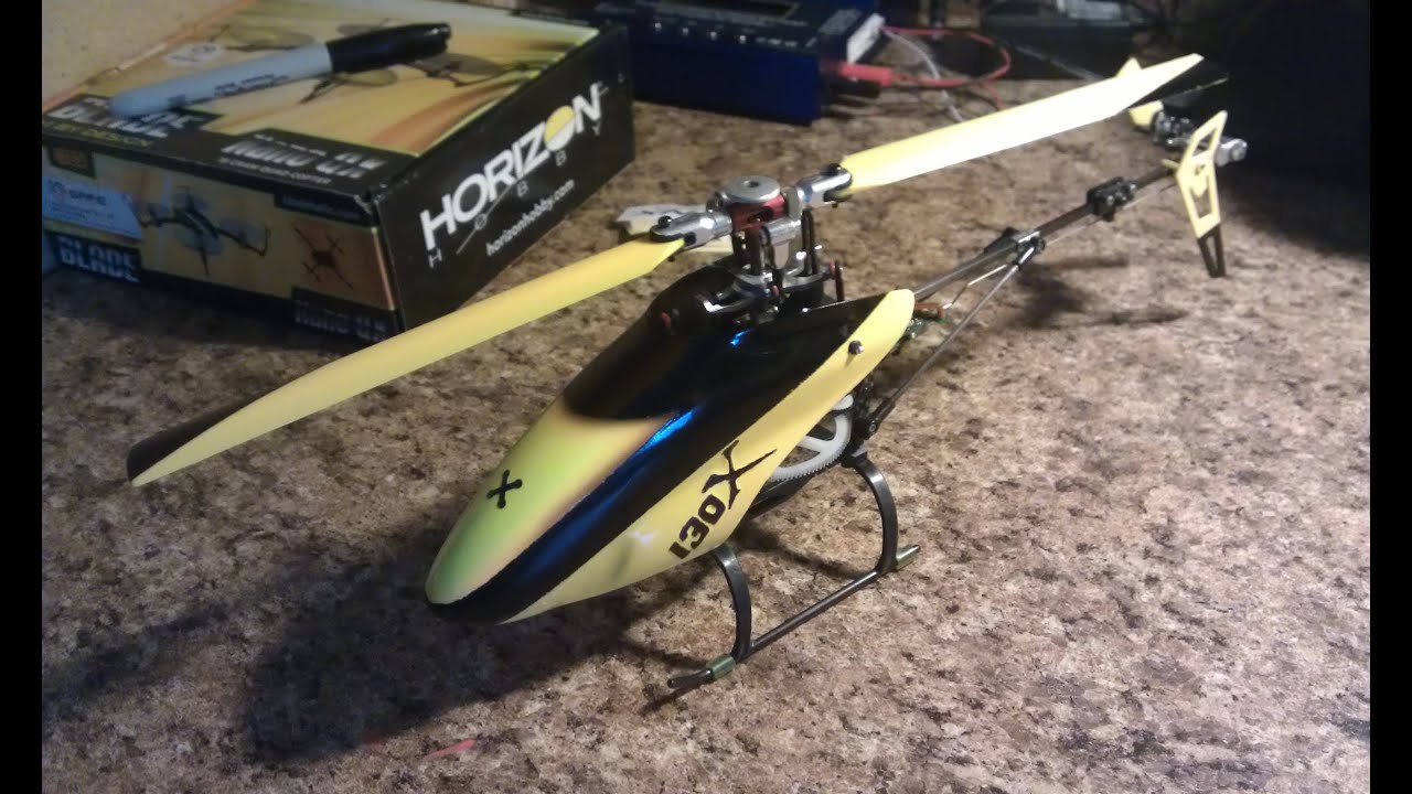 Blade 130 X Custom painted canopy. - YouTube