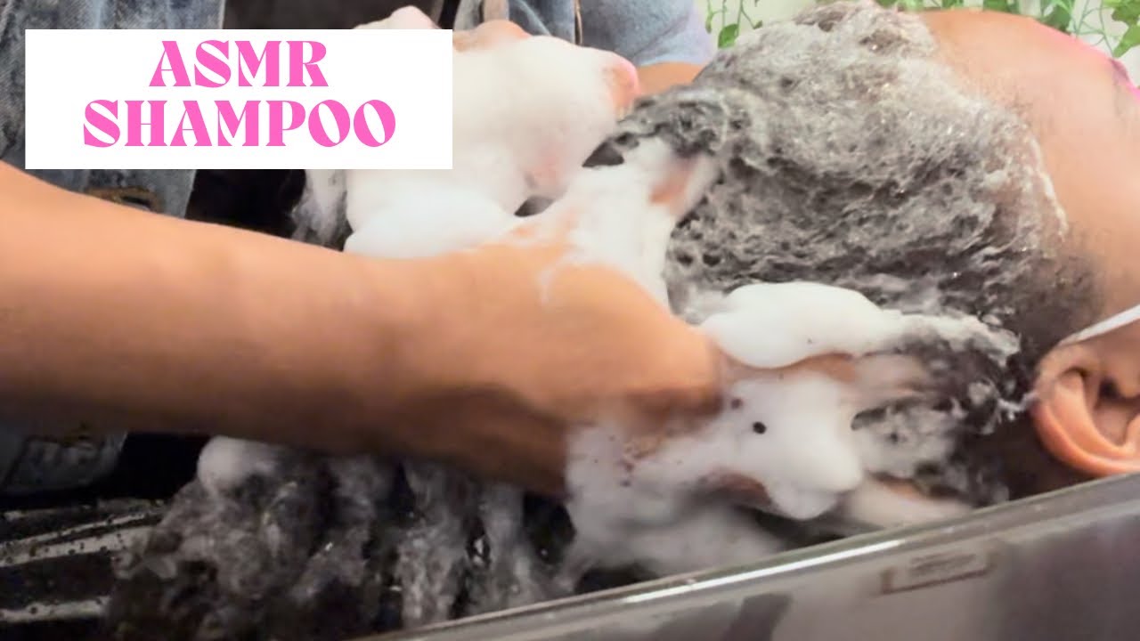 Soothing and satisfying shampoo | ASMR | - YouTube