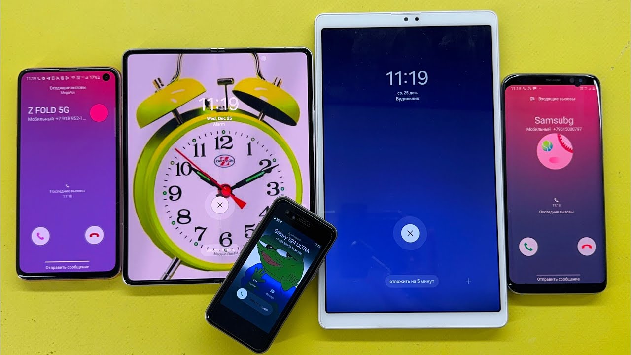 Alarm Clock+Timer+Incoming Call | Samsung S24 Ultra Mini,Z Fold3,Tab A7 ...