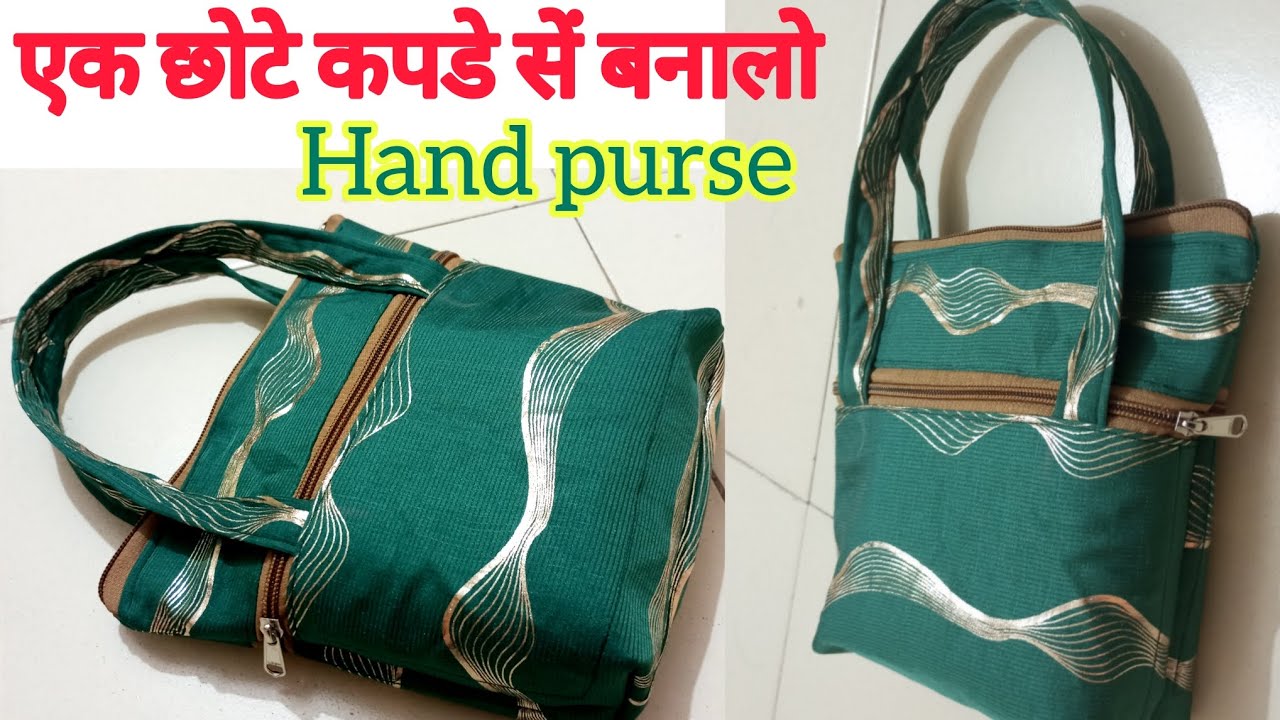 🌟Beutifull Hand bag making tutorial|| bag cutting and stitching/ bag ...