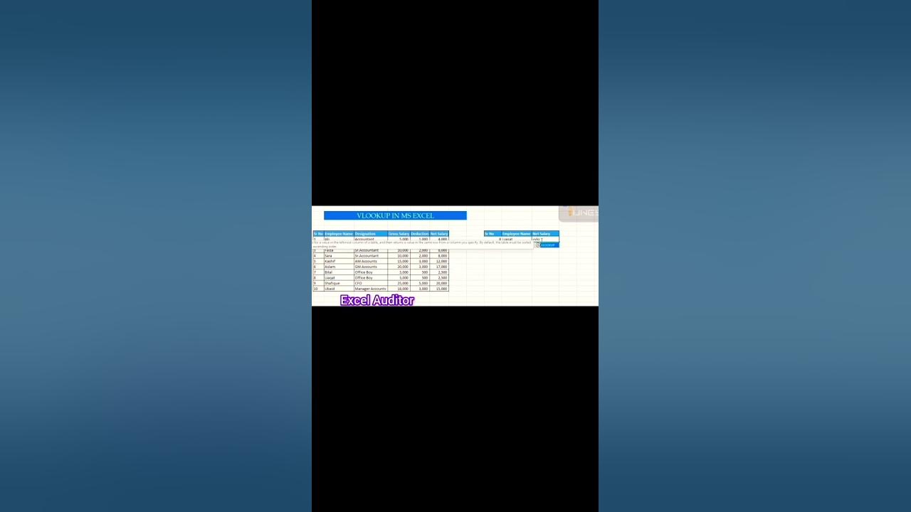 Vlookupformula Vlookupfunction Vlookupinexcel Vlookupfacktion Vlookup Youtube