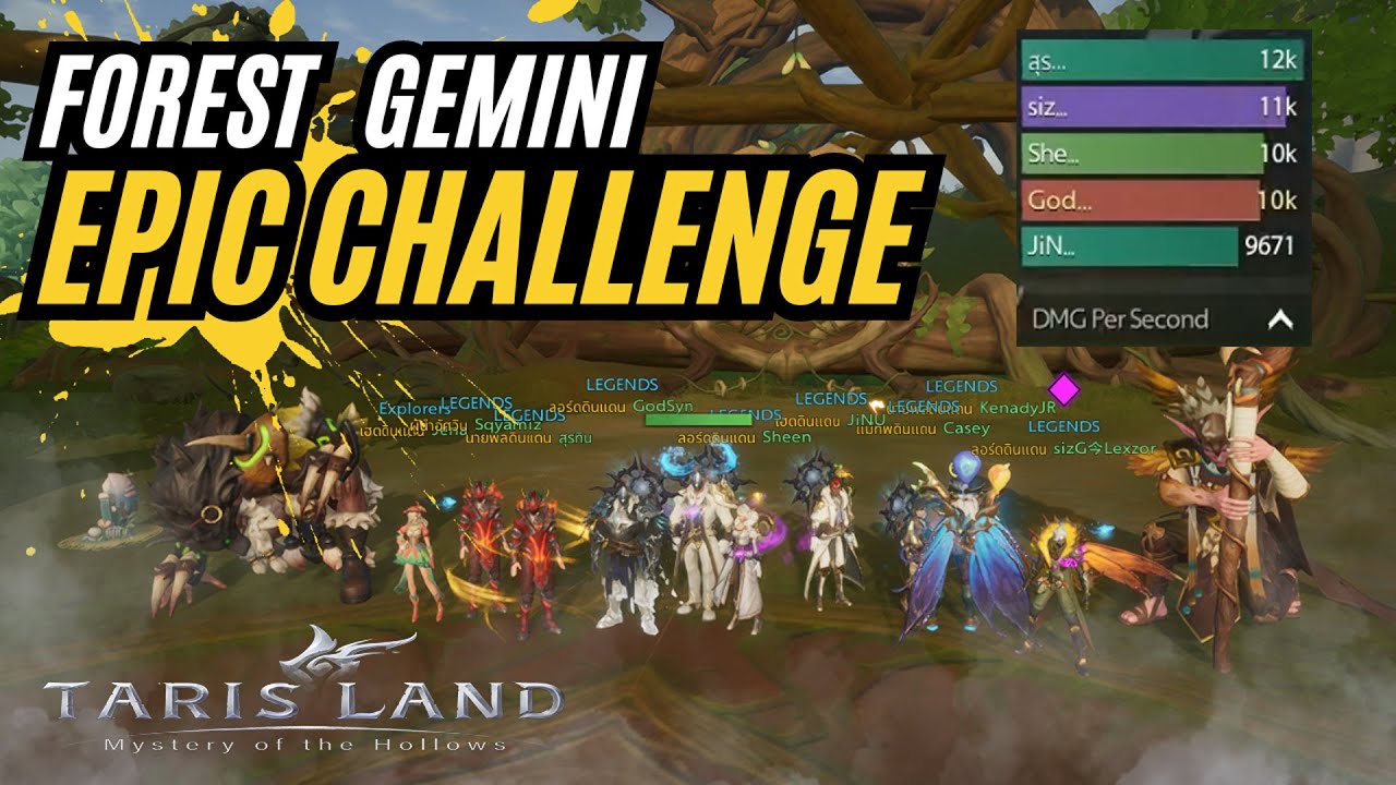 [Tarisland Asia-2] BARD DPS 12k Forest Gemini [Challenge Mode] - YouTube