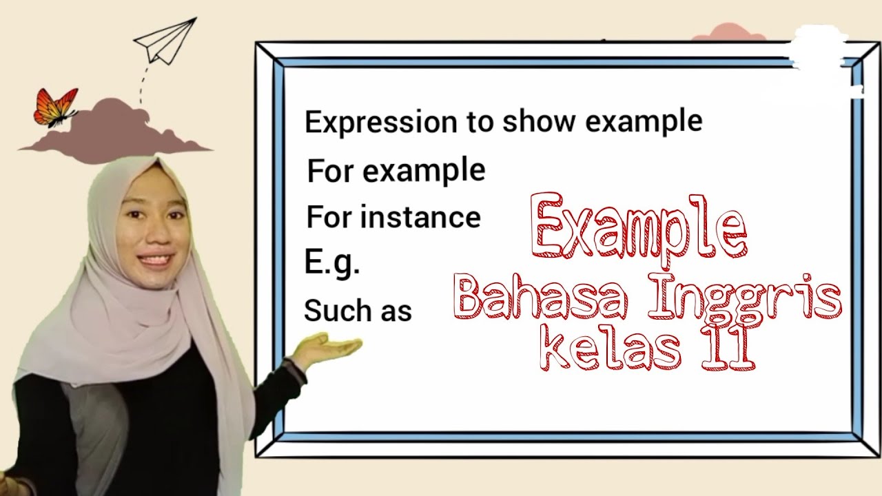 Expression to give example (for example, for instance, such as, e.g ...