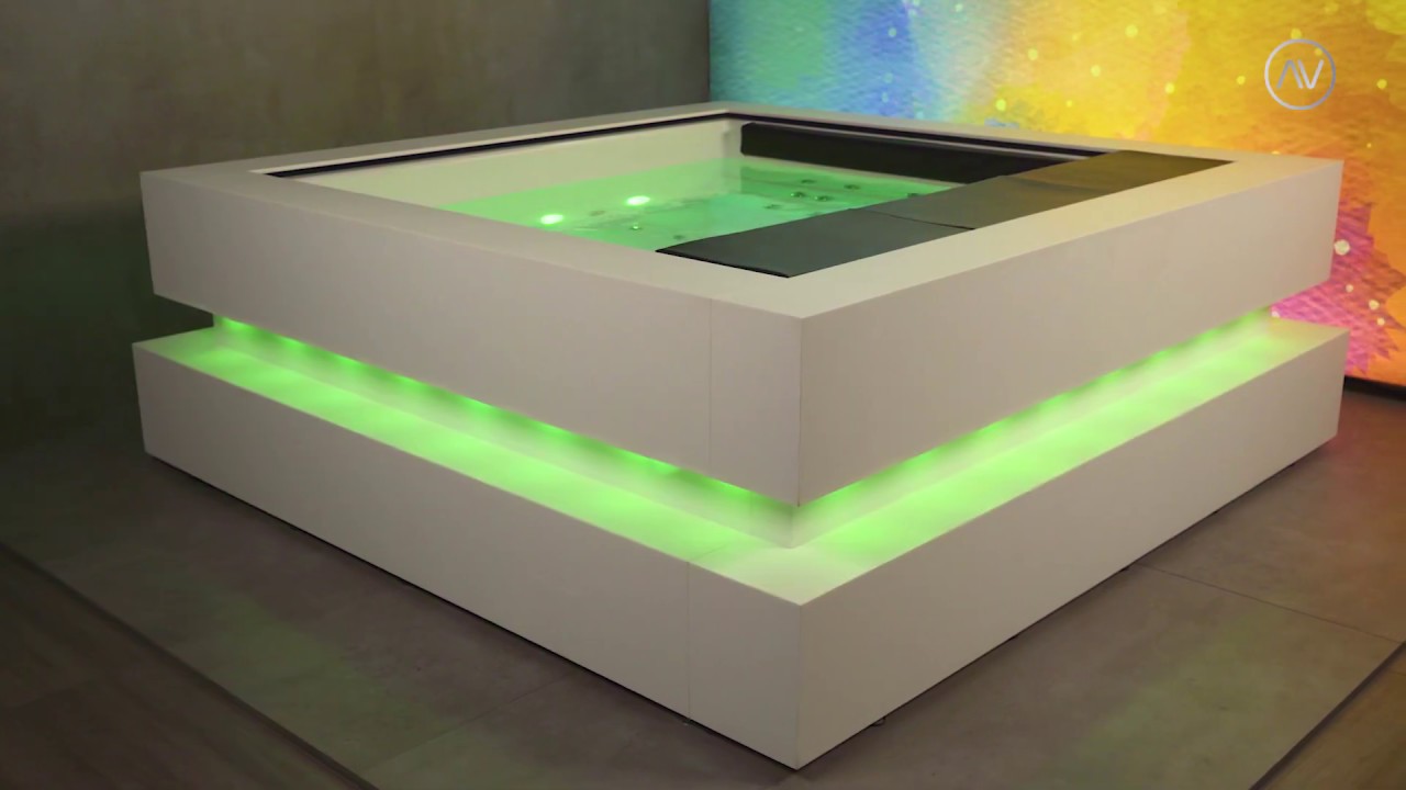 Introducing the AquaVia Spa Cube - YouTube