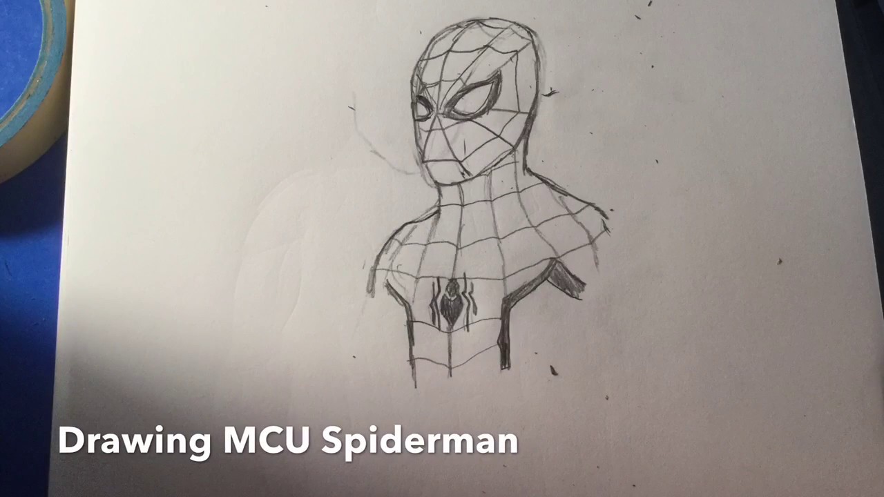 How To Draw MCU Spiderman | Drawing with Zencooly - YouTube