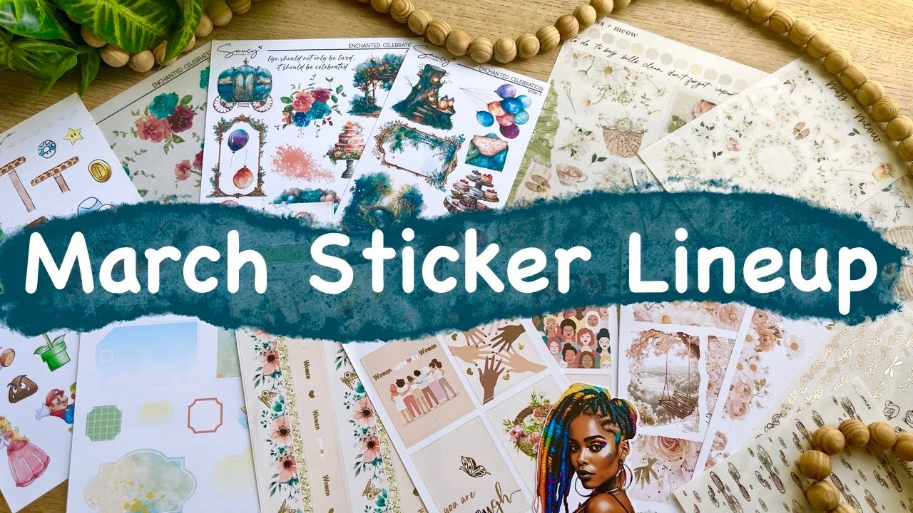 March Sticker Lineup - YouTube